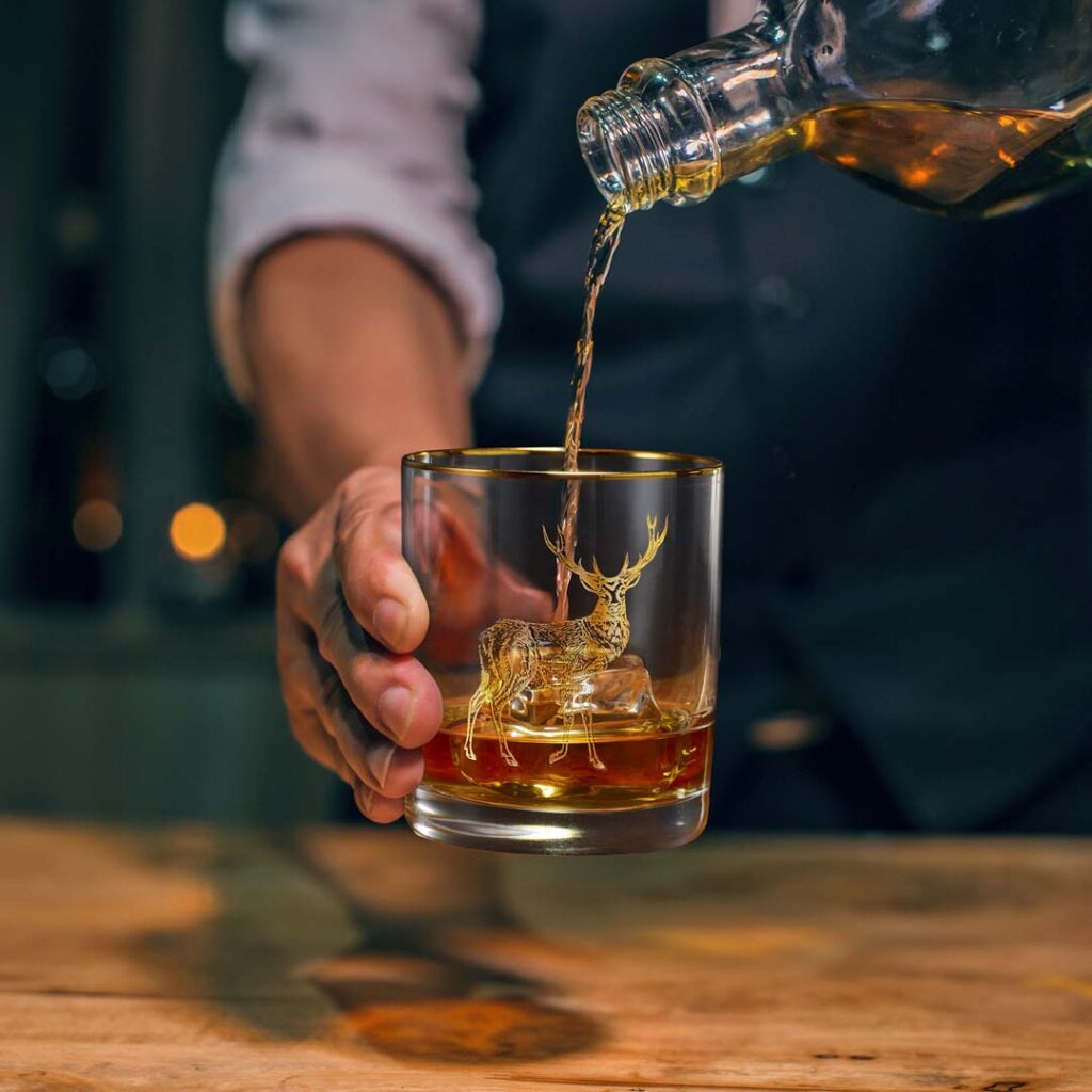 Double Old Fashioned "Buck & Gold Buffalo" | Whiskey Glasses