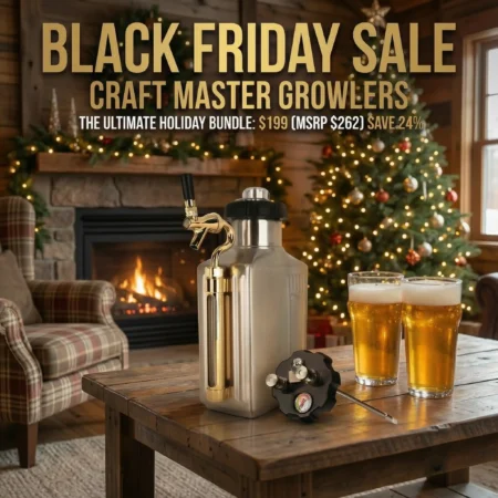 The Ultimate Holiday Home Bar Bundle - Craft Master Growlers